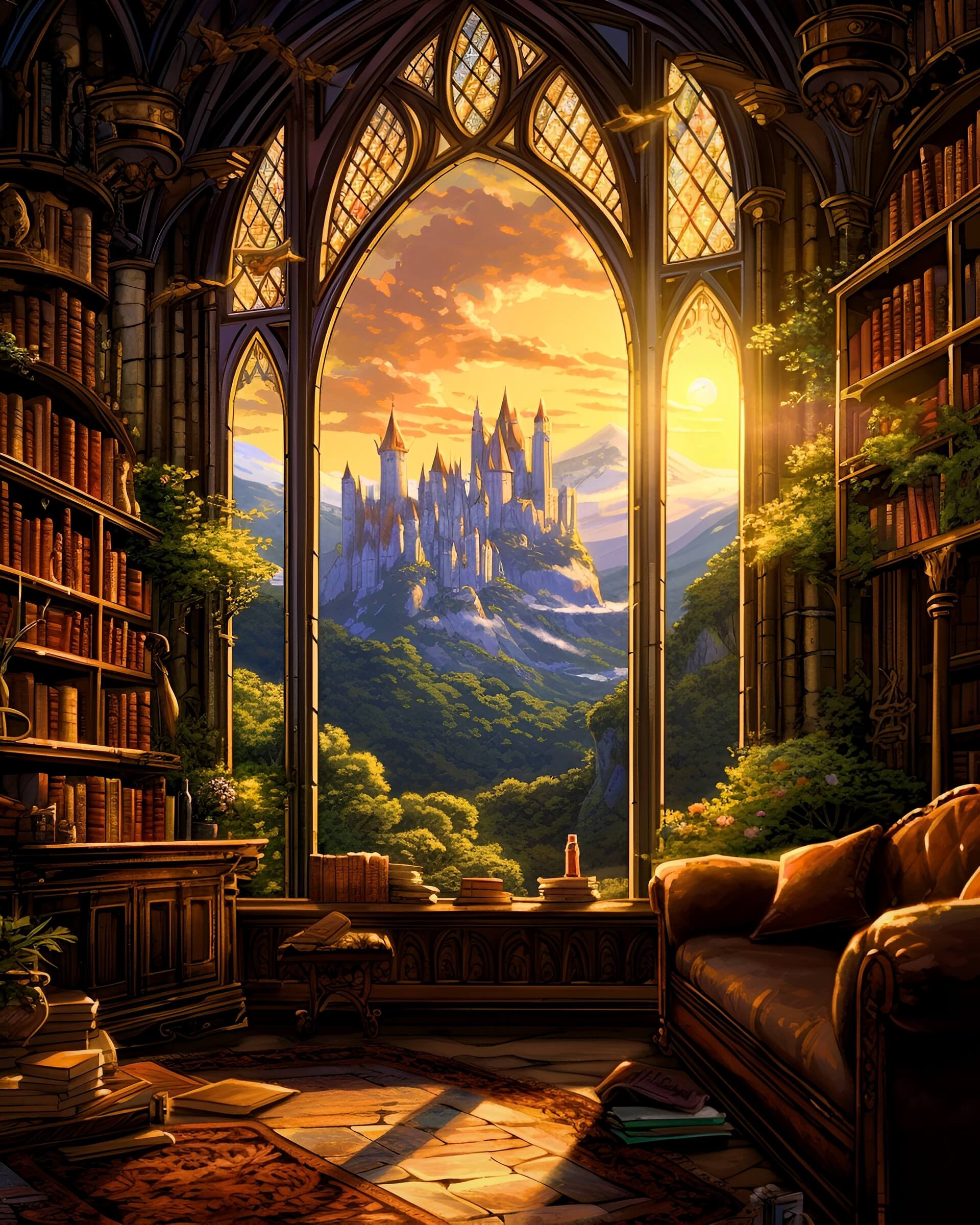 Majestic View | AI Generated Art Gallery